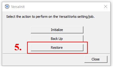 VersaWorks Backup – Roland DG Care