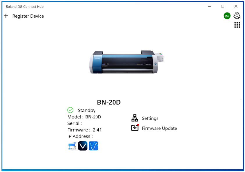 Roland DG Connect Setup Guide -- For Windows +USB cable -- – Roland DG Care