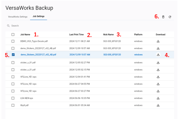 VersaWorks Backup – Roland DG Care
